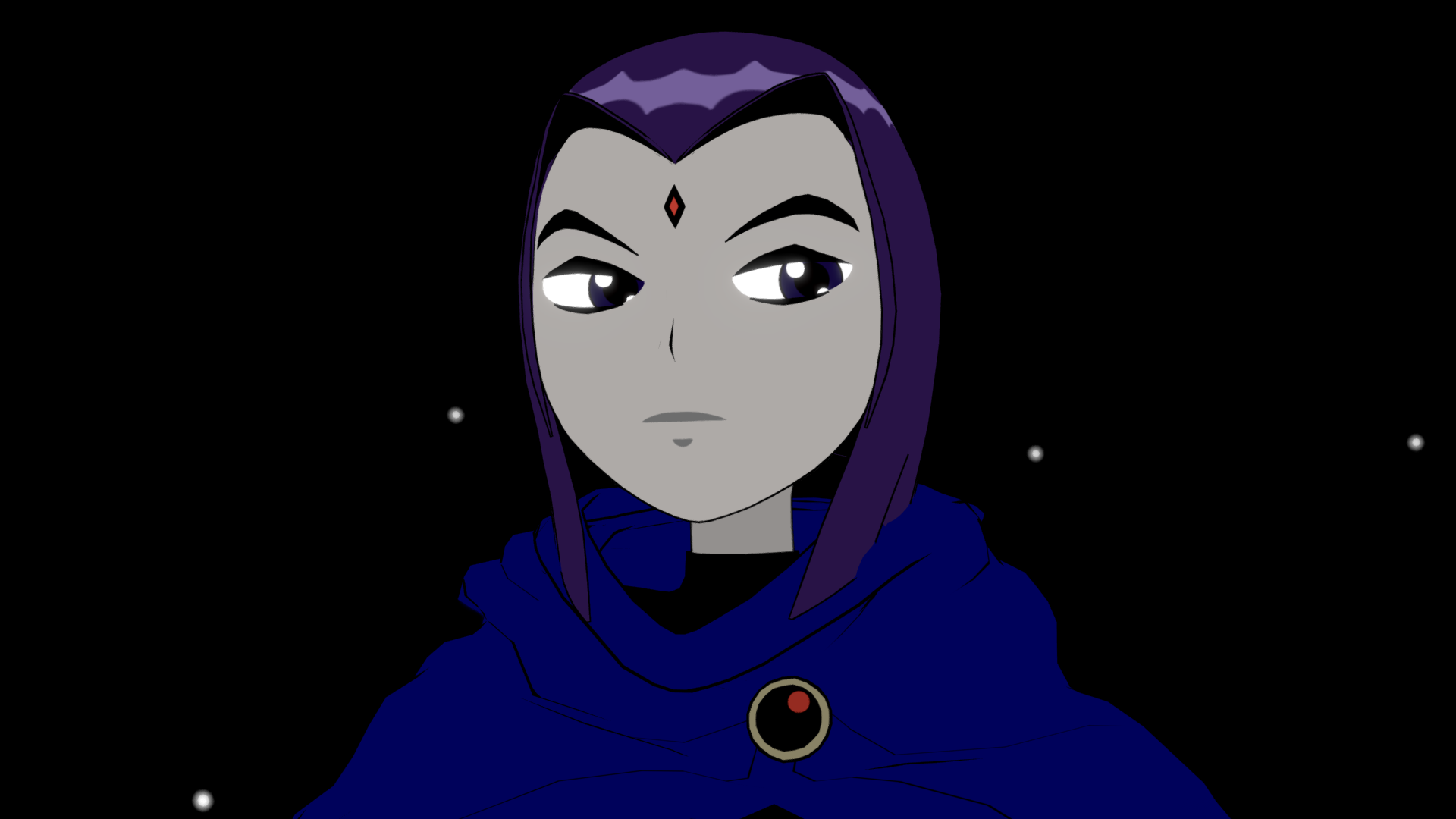 Teen Titans - Raven 3D model pack (Rigged fbx) - asideofchidori - BOOTH