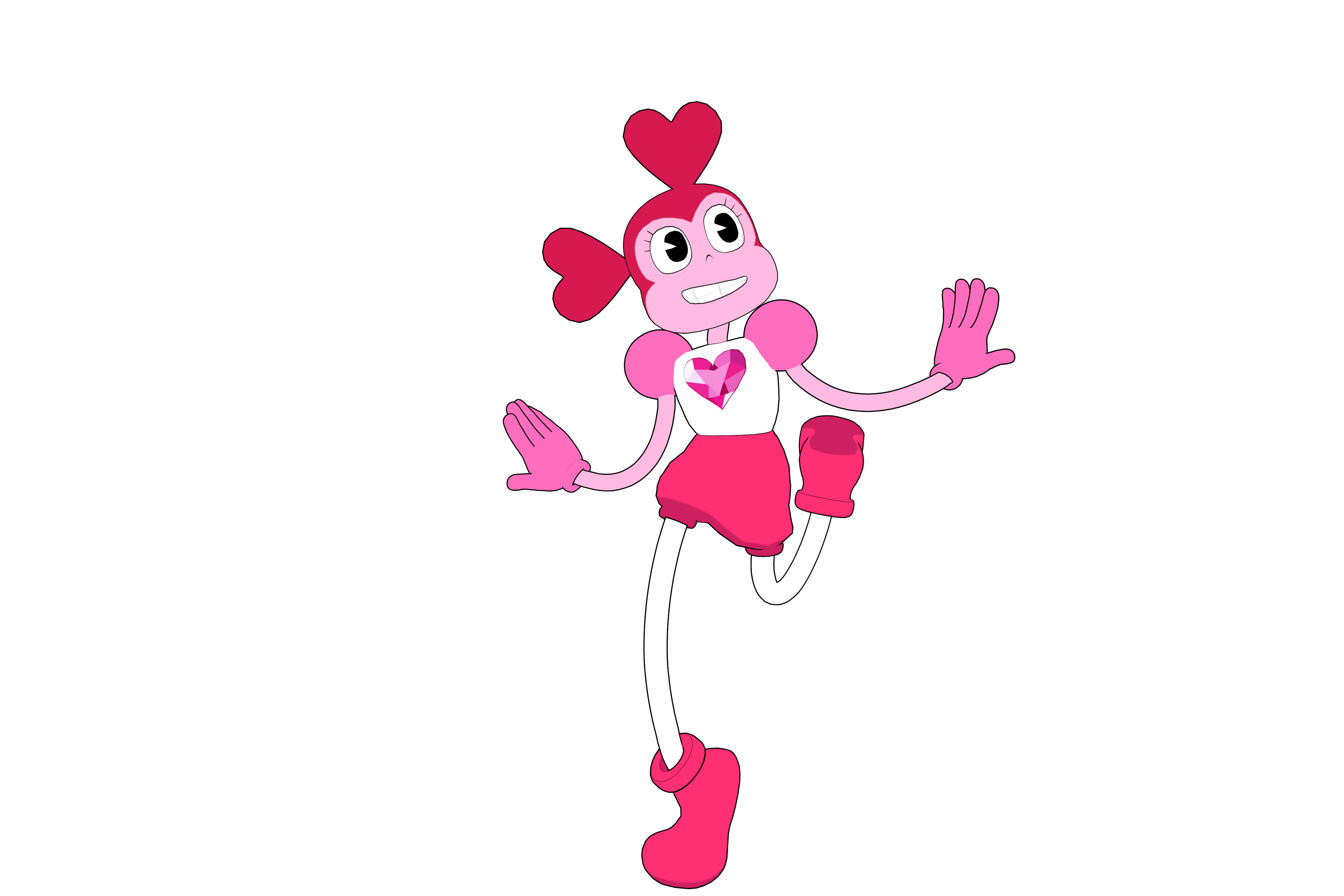 Steven Universe - Spinel FBX 3D model pack - asideofchidori - BOOTH