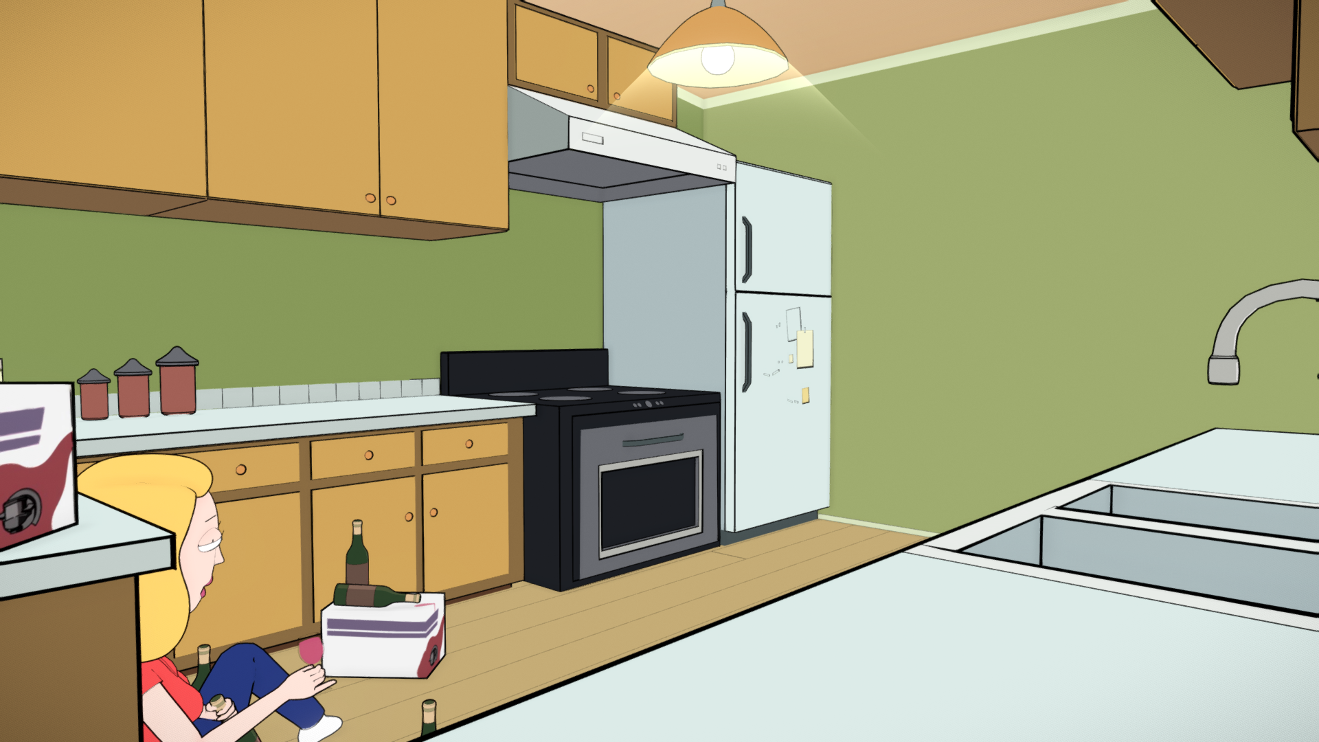 Rick and Morty: Beth Smith 3D model pack (FBX/Blend) - asideofchidori ...