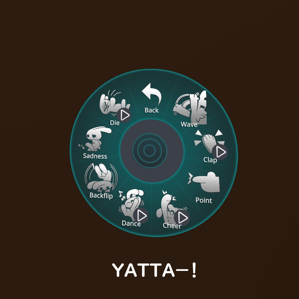 For VRChat [USAGI Emote Icon x9] - よいうさぎの置き場 - BOOTH