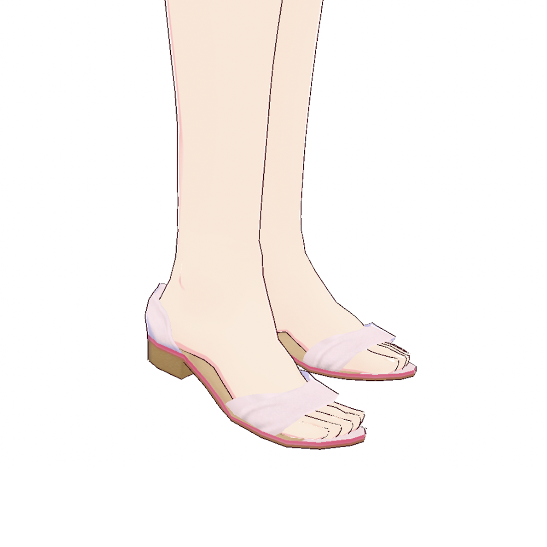 Strawberry Tank Top Outfit | VRoid - Yulan Designs - BOOTH