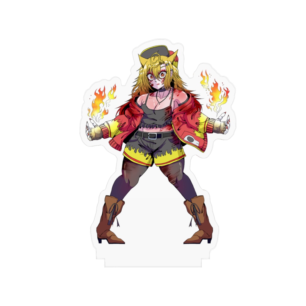 陽影組 ブロウク・スカーレット（アクスタ) - 9017 - BOOTH