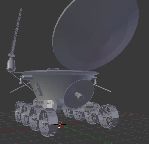 [無料]ルノホート1号 Lunokhod-1[3Dモデル] - Sov Tec - BOOTH