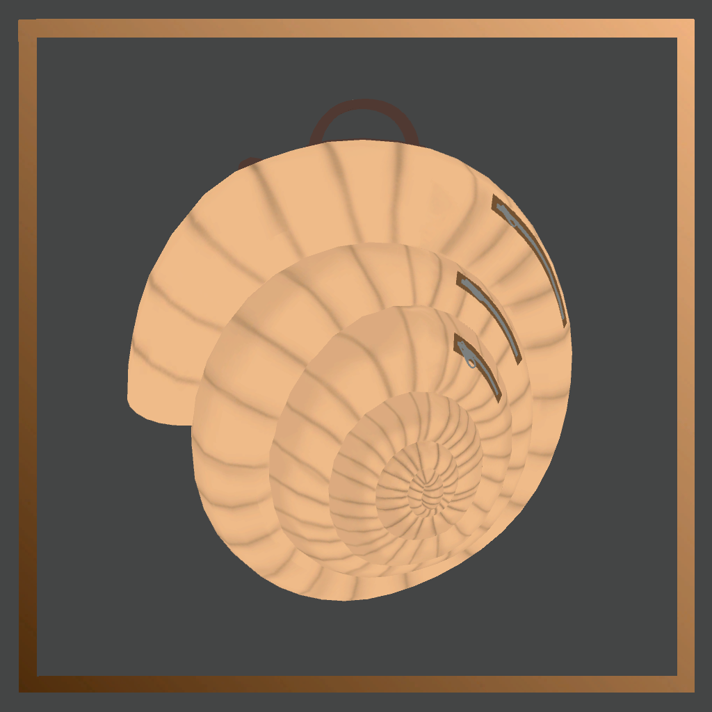 Snail Shell Backpack - egg shop - BOOTH