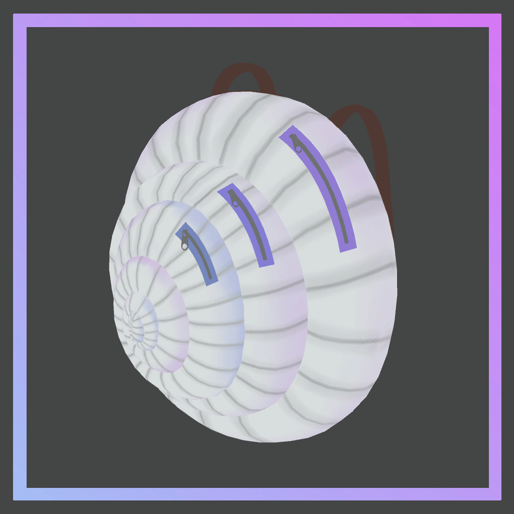 Snail Shell Backpack - egg shop - BOOTH