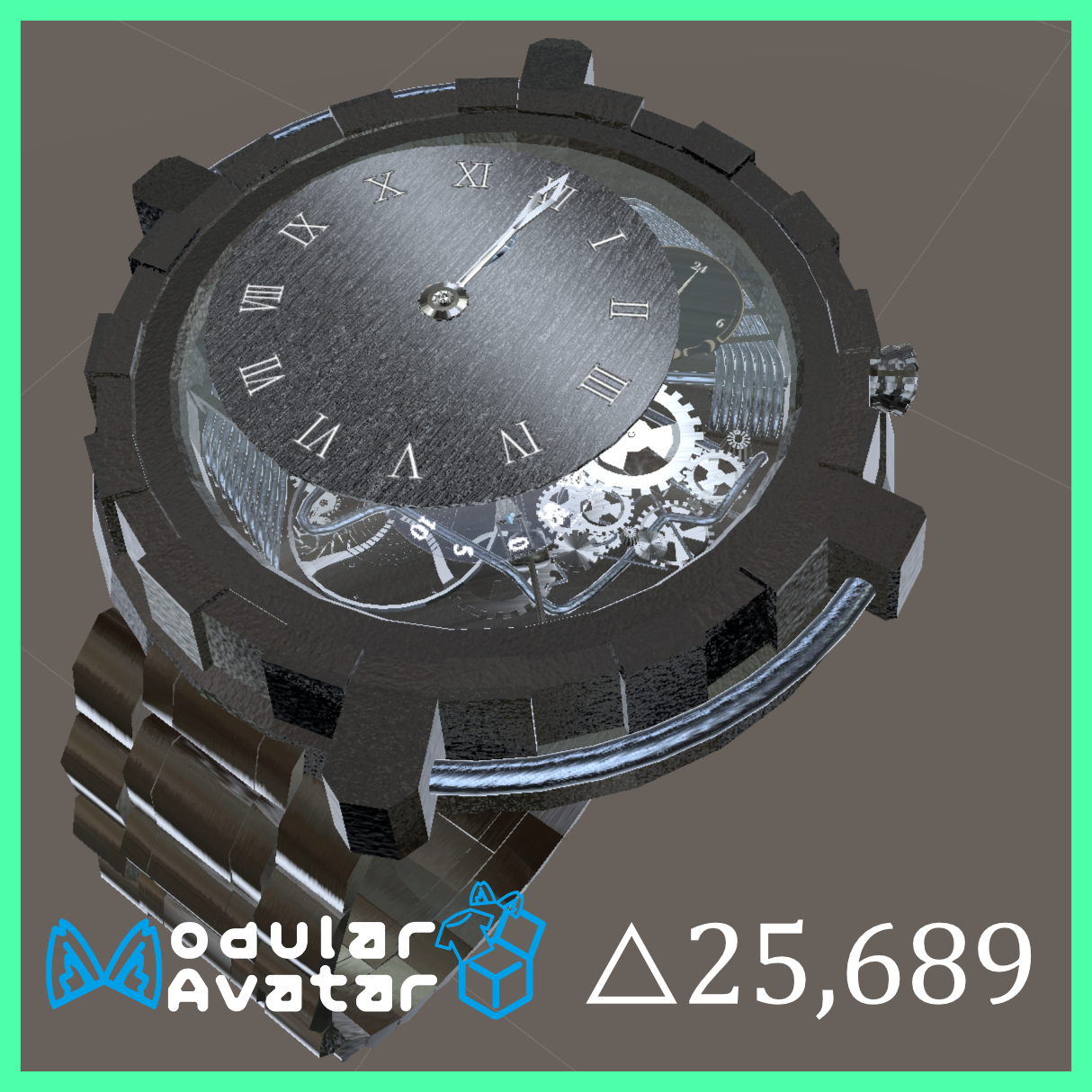 【VRChat使用想定】腕時計 N-watch - Nakanunのぶーす - BOOTH