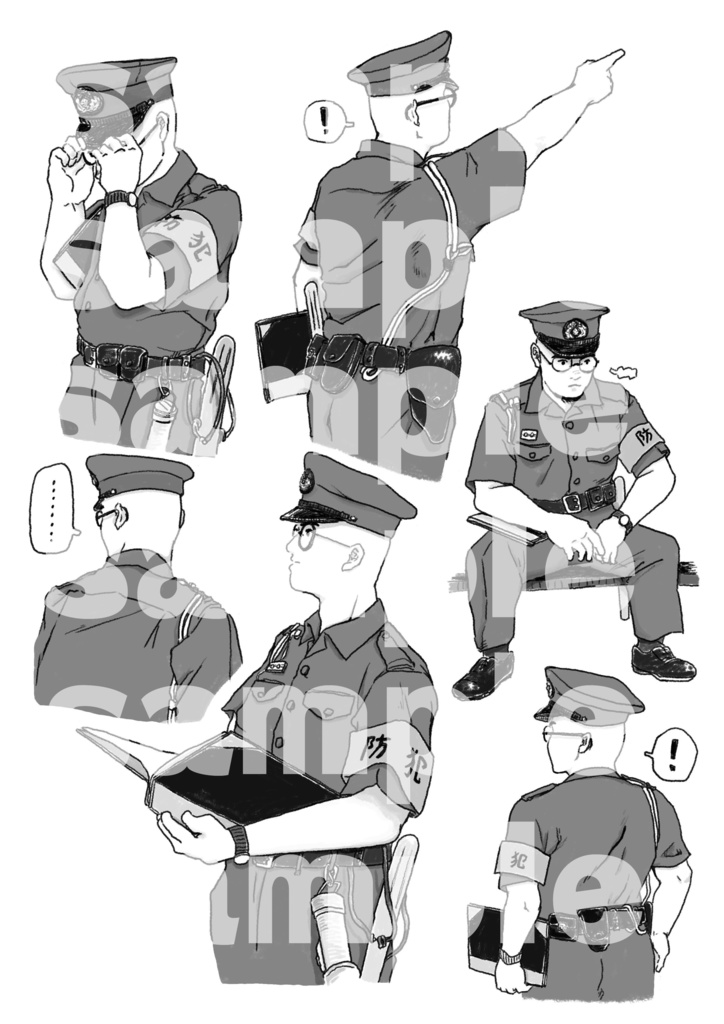 昭和の日本の制服イラスト集 - uououo - BOOTH