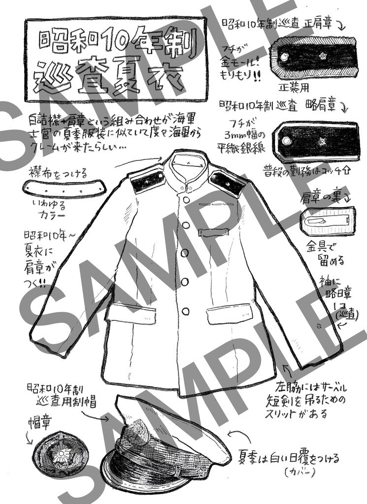 昭和ポリス制服・装備雑記帳 - uououo - BOOTH