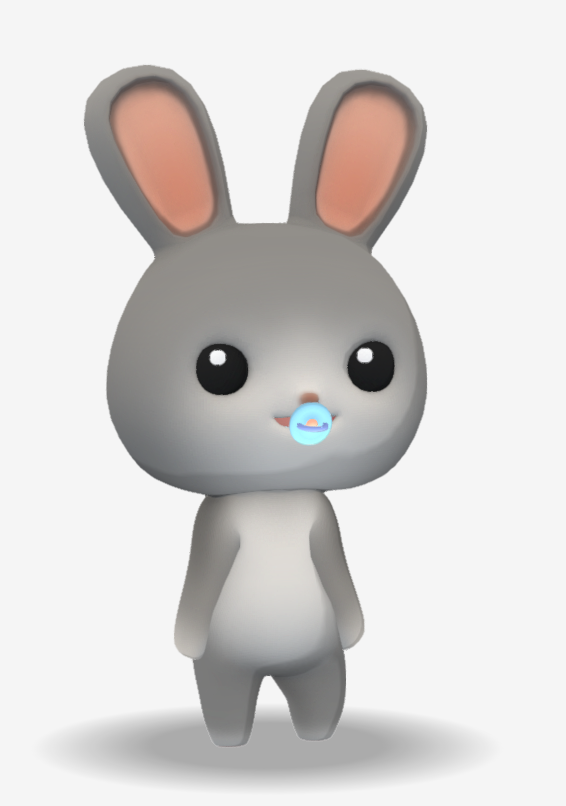 Cute Rabbit Family ウサギの家族 VRM VRChat - vTuber ホームセンター - BOOTH