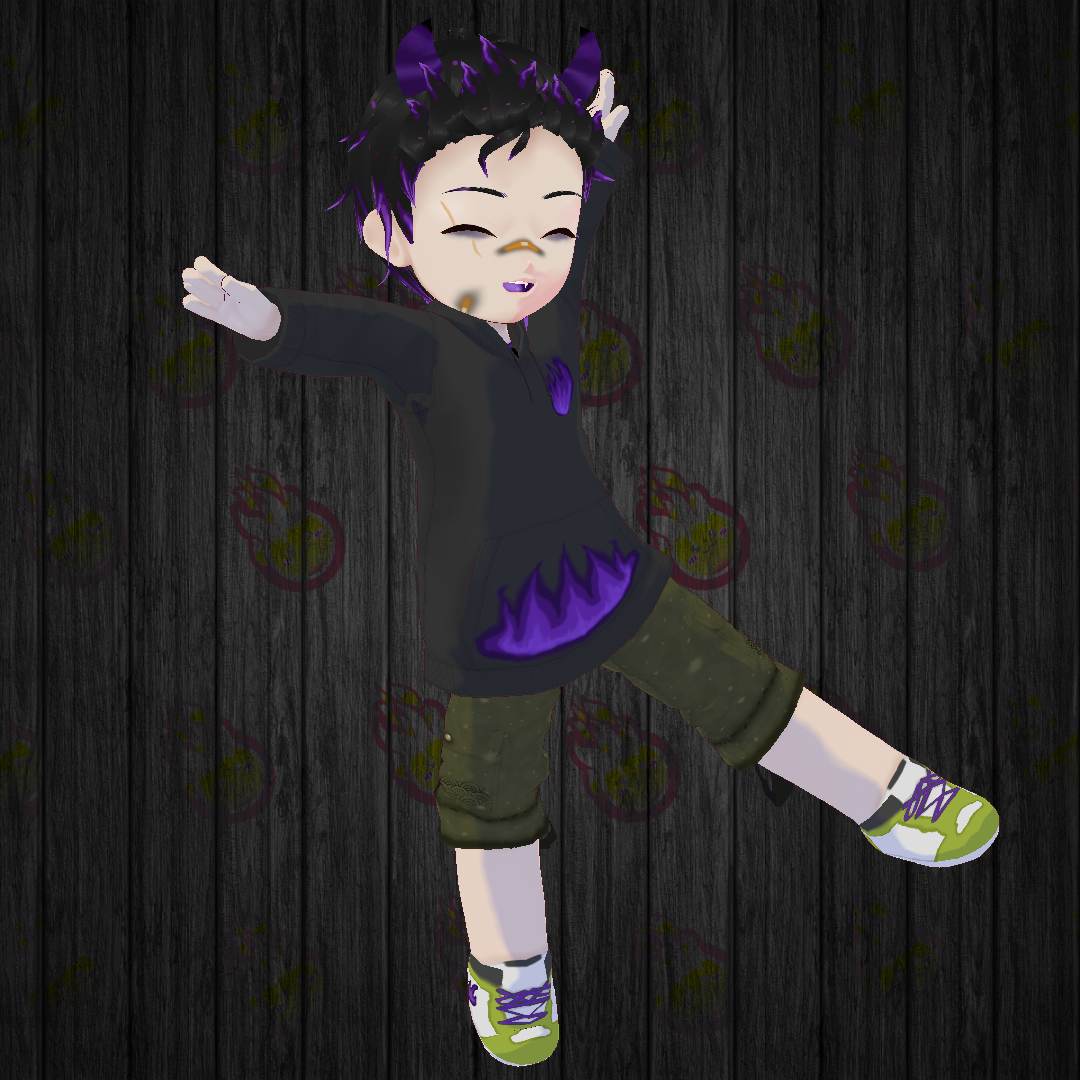 Free Chibi Model "Chibi Purple Magma" for Vtubers or Vstreamers ...