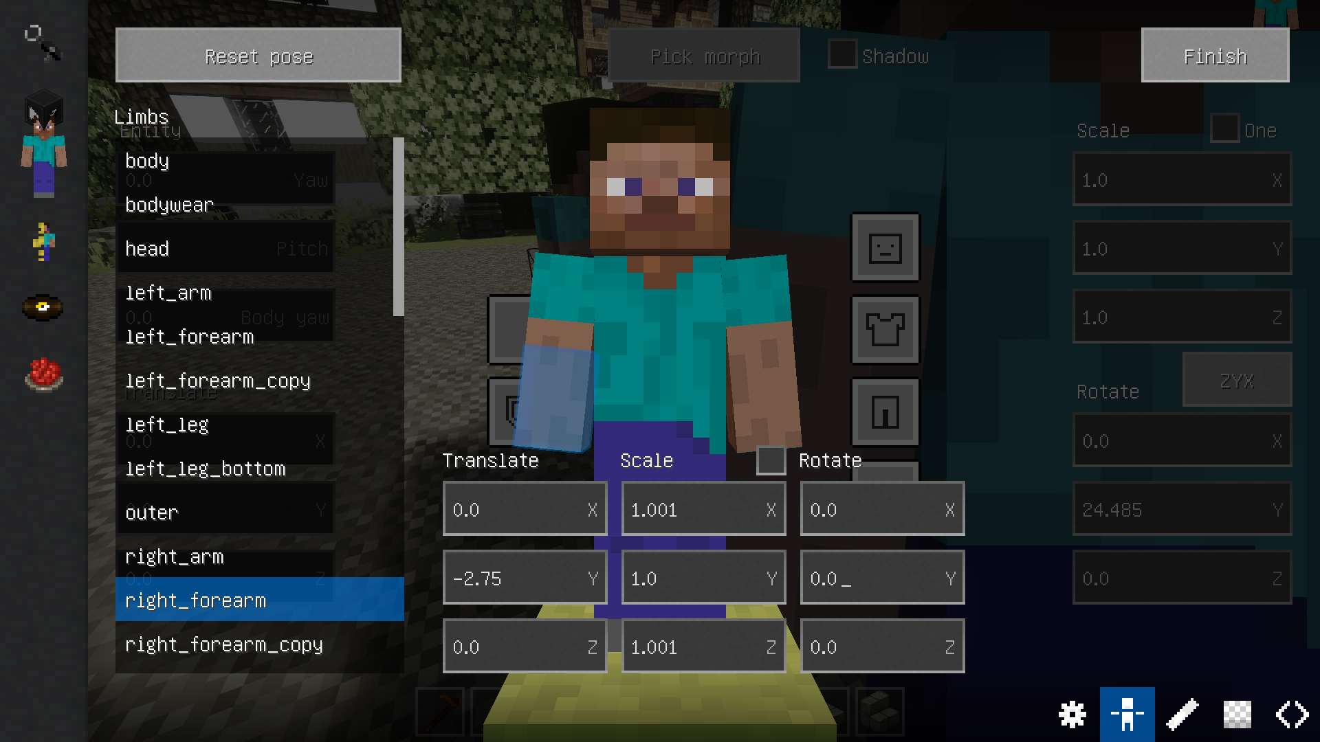 マイクラ関節ありモデル（Blockbuster MOD用） - YASUDA - BOOTH