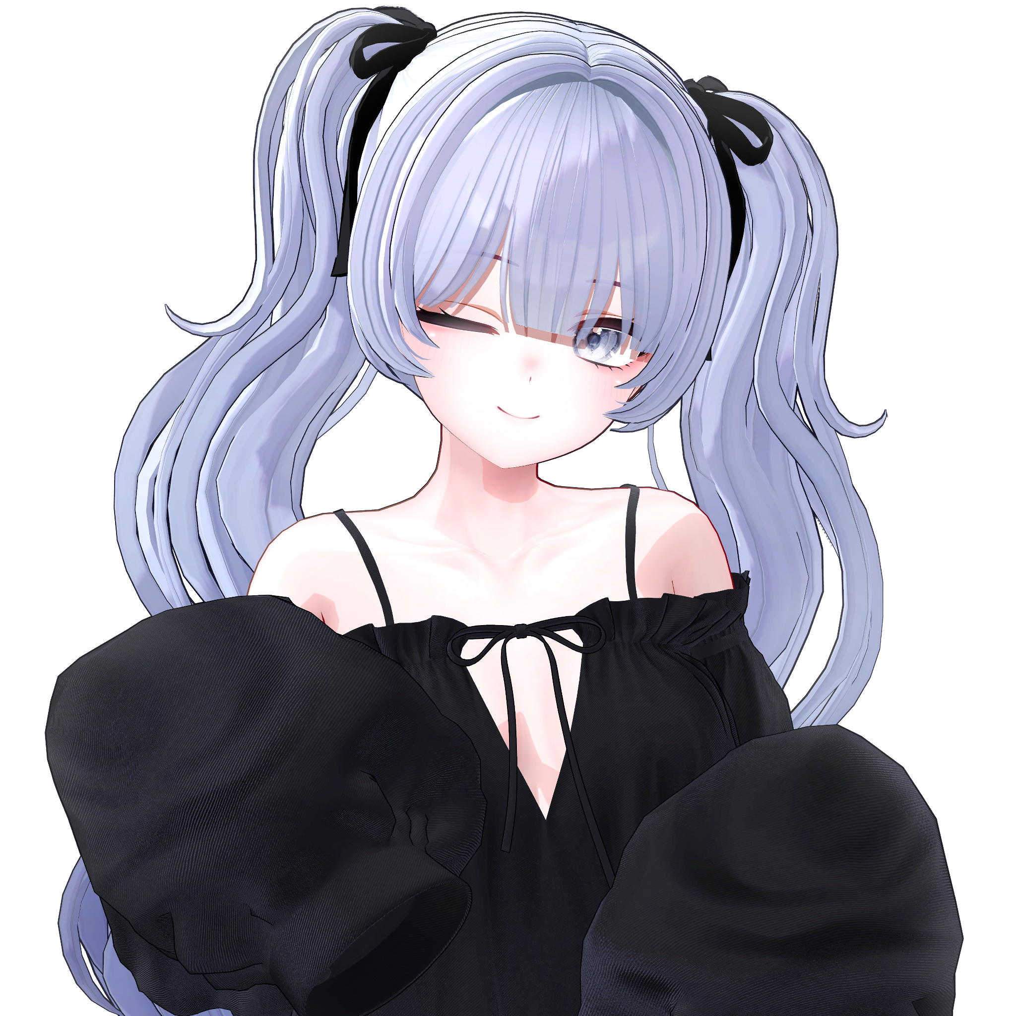 Wavy twintails - 4o4o - BOOTH