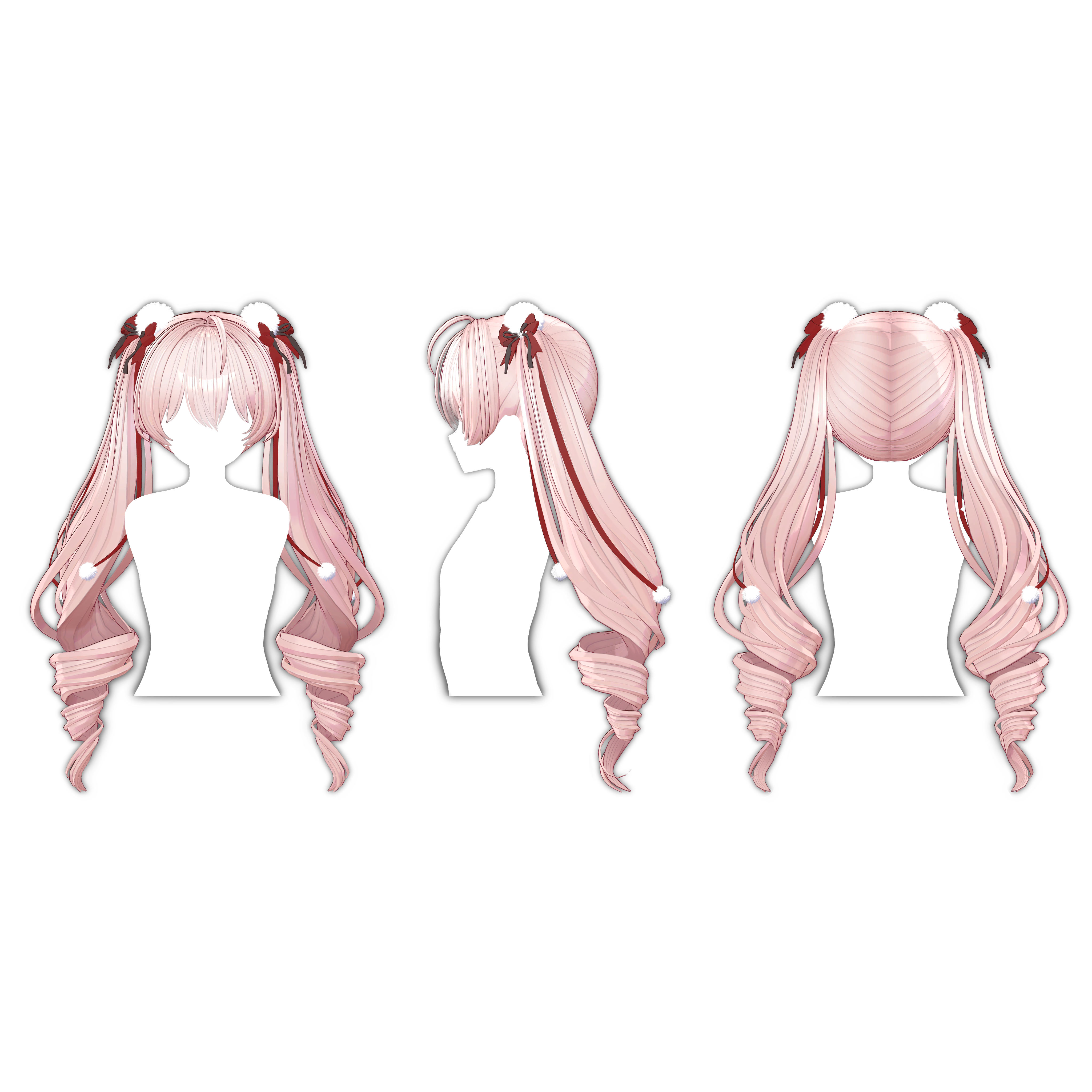Snow Drill Twintails - 4o4o - BOOTH