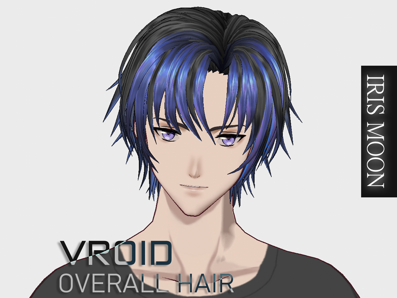 Phantom【Hair/髪】(Updated /更新) (VRoid) - Iris Moon Verse - BOOTH