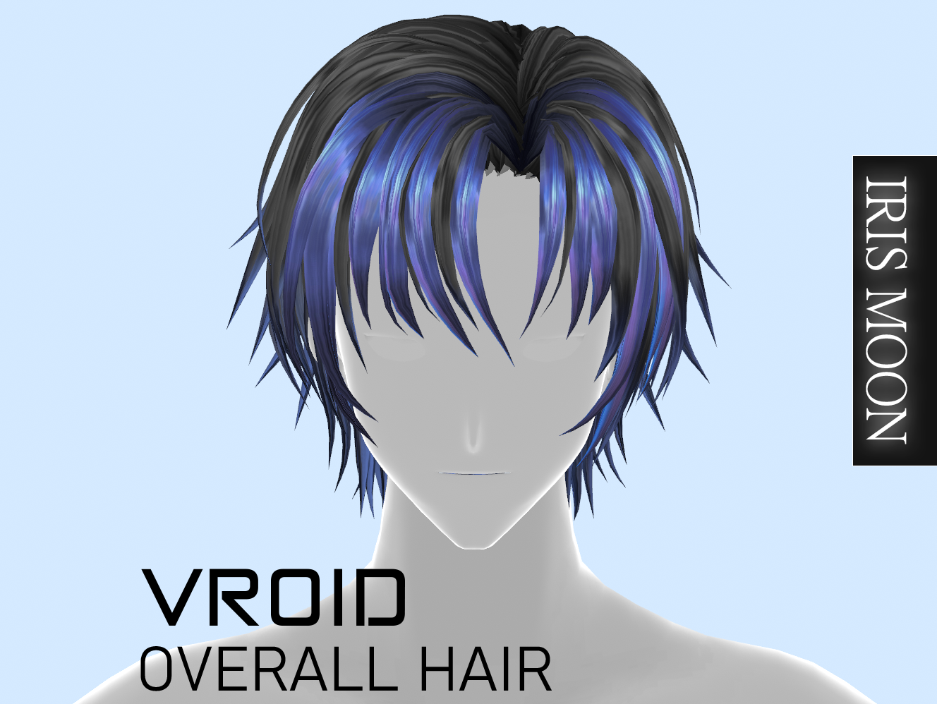 Phantom【Hair/髪】(Updated /更新) (VRoid) - Iris Moon Verse - BOOTH