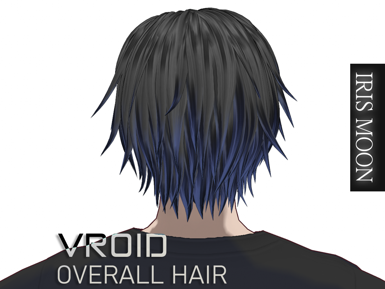 Phantom【Hair/髪】(Updated /更新) (VRoid) - Iris Moon Verse - BOOTH