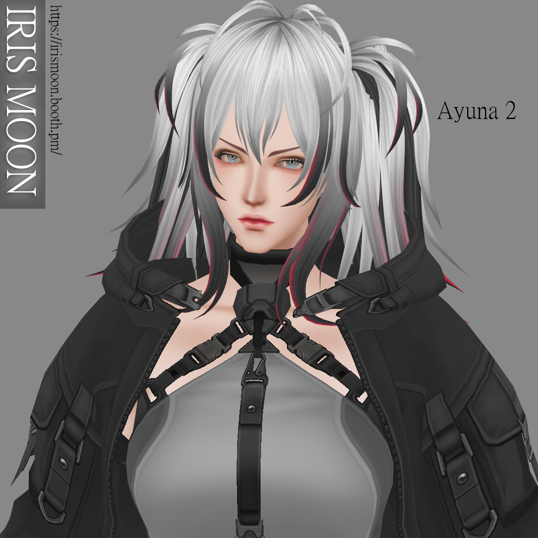 Ayuna【Face + Body Skin / 顔+体の皮膚】(VRoid) - Iris Moon Verse - BOOTH