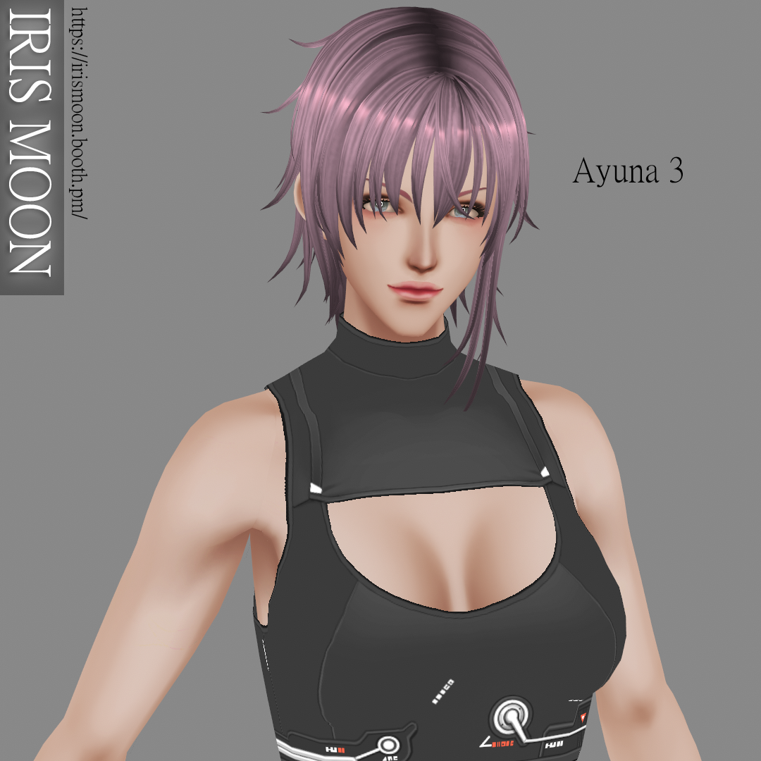 Ayuna【Face + Body Skin / 顔+体の皮膚】(VRoid) - Iris Moon Verse - BOOTH