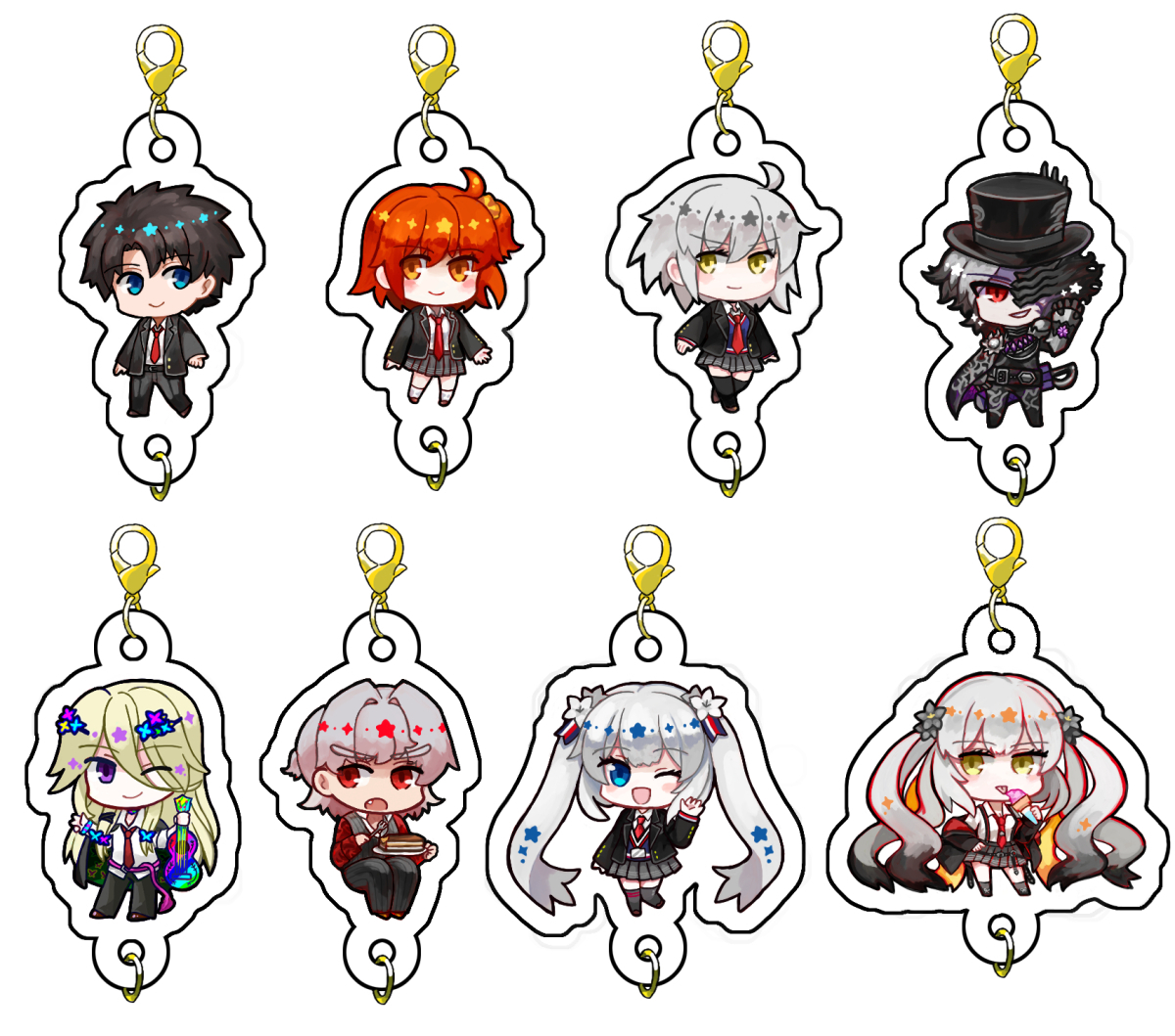 FGOイド組繋がるアクリルキーホルダー - yoakeblue - BOOTH