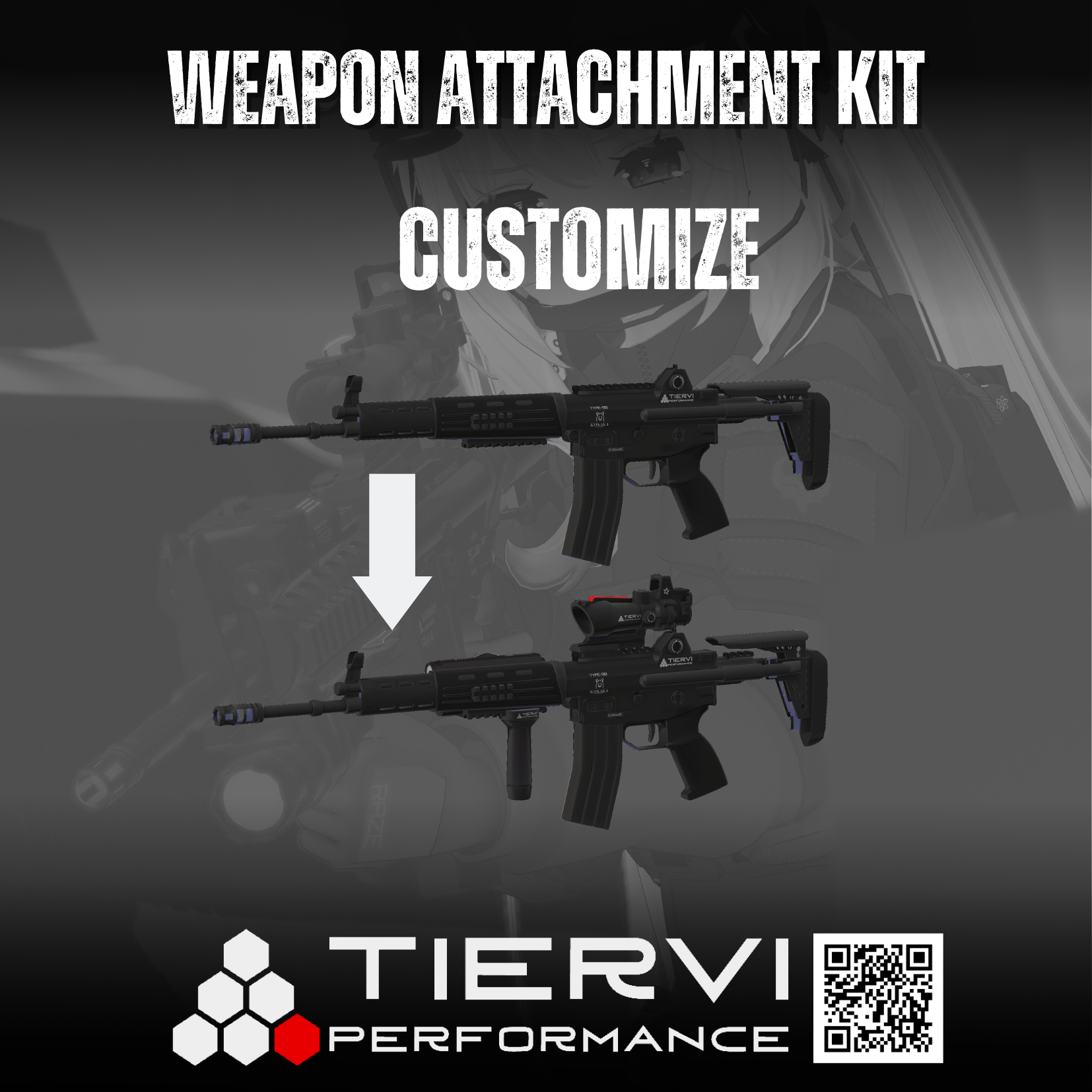【VRChat向け】WEAPON ATTACHMENT KIT VOL.1 - Tier6 Performance Parts - BOOTH