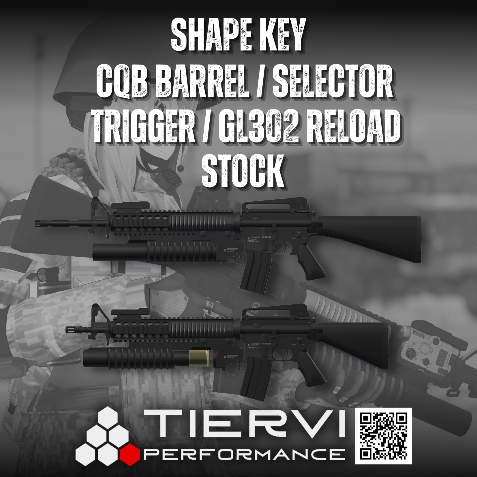 【SALE】【VRChat向け】RIK16-M + GL302 グレネードランチャー セット - Tier6 Performance ...