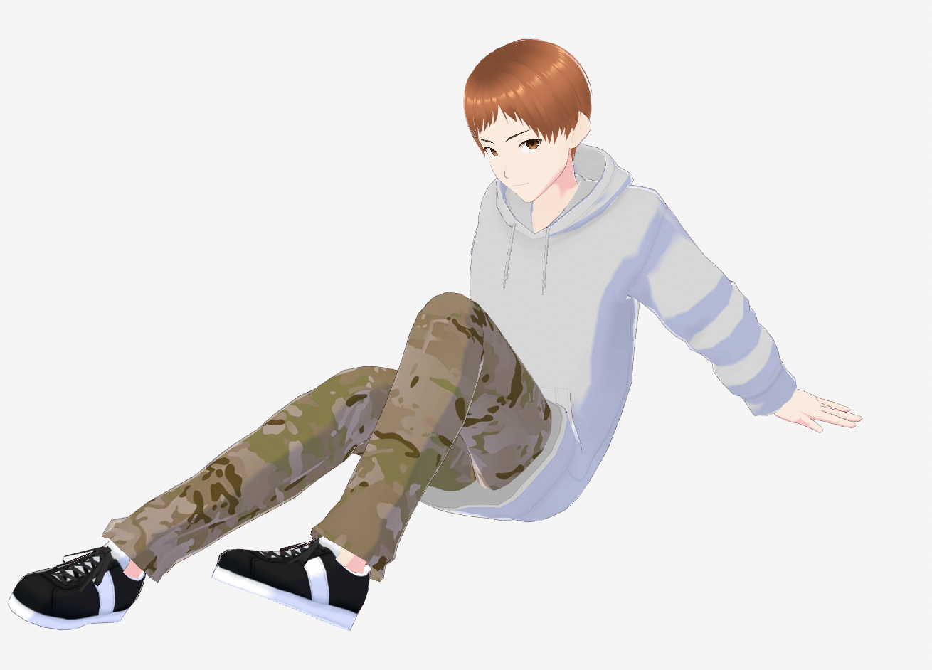 VRoid Camo Cargo Pants (Multicam) [SET 2] 迷彩カーゴパンツ バージョン2 - Ronson ...
