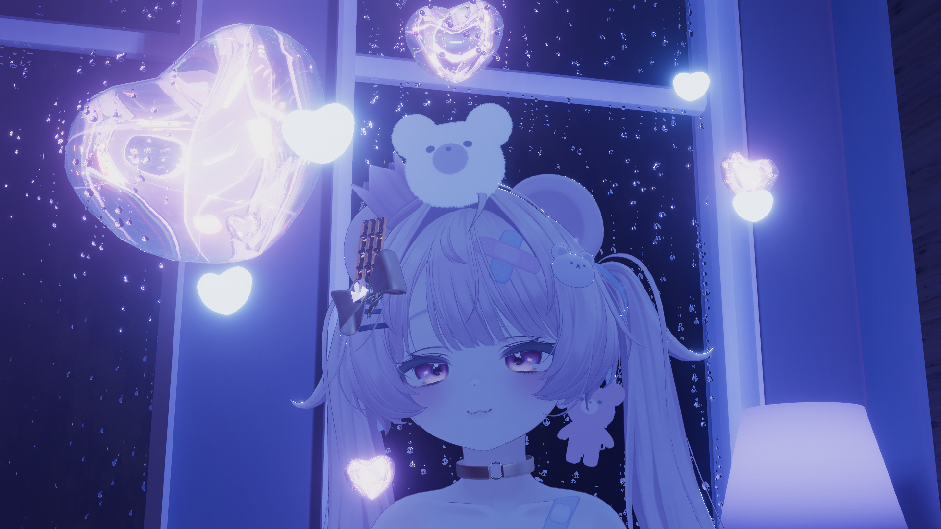 【全11色】ふわふわ揺れる♡ハートに包まれる撮影アクセサリー｜Heart Balloon Set｜MA対応【VRChat】 - 910neco ...
