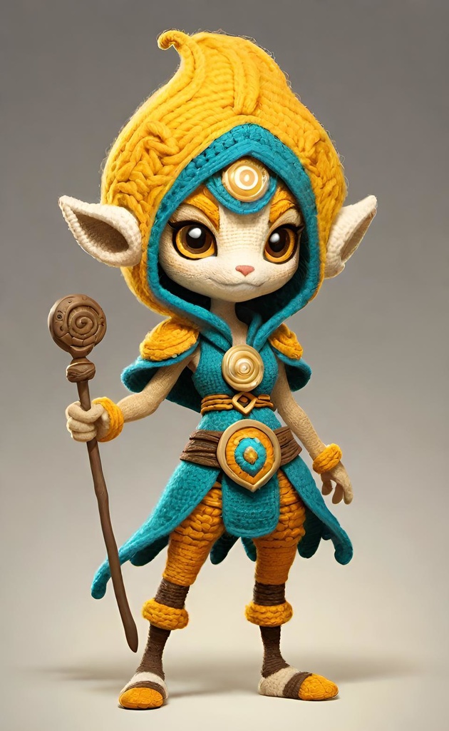 Enchanted Yarn Mage - shopgame - BOOTH