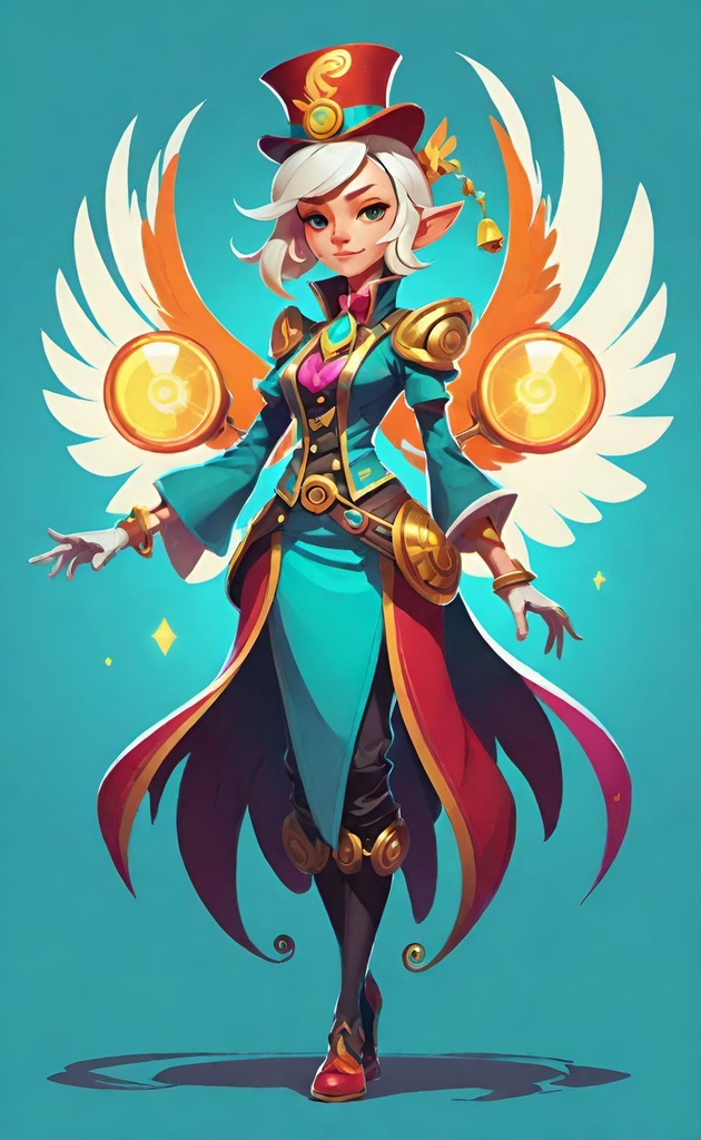 Mystic Winged Magician - shopgame - BOOTH