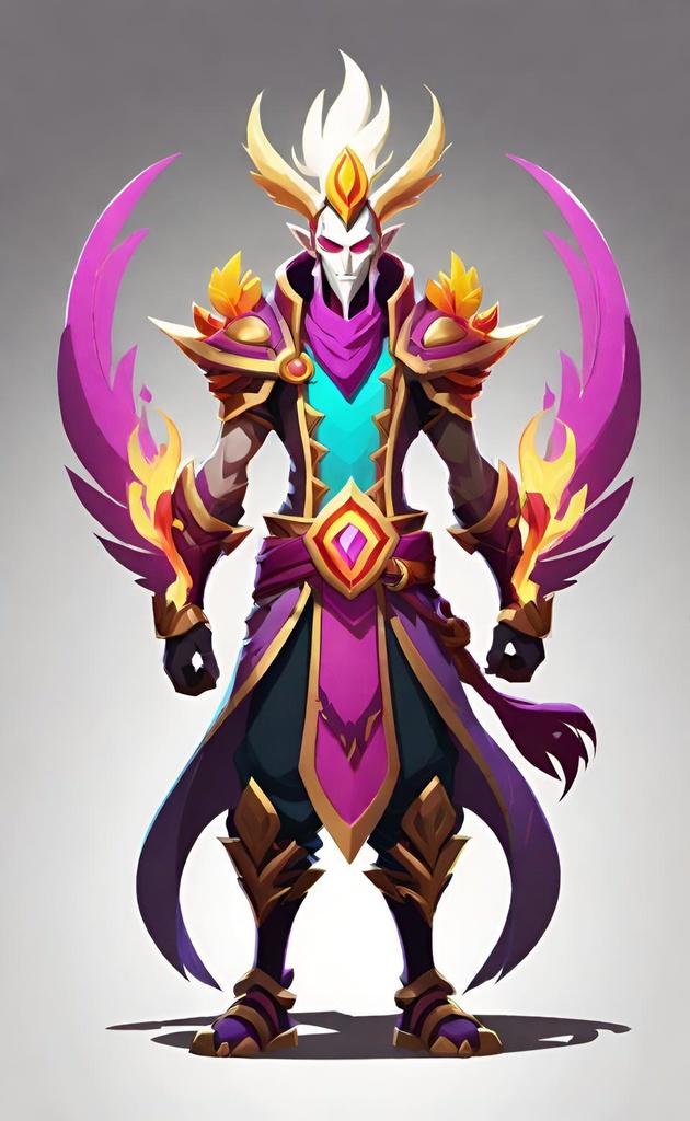 Ethereal Flame Warrior - shopgame - BOOTH