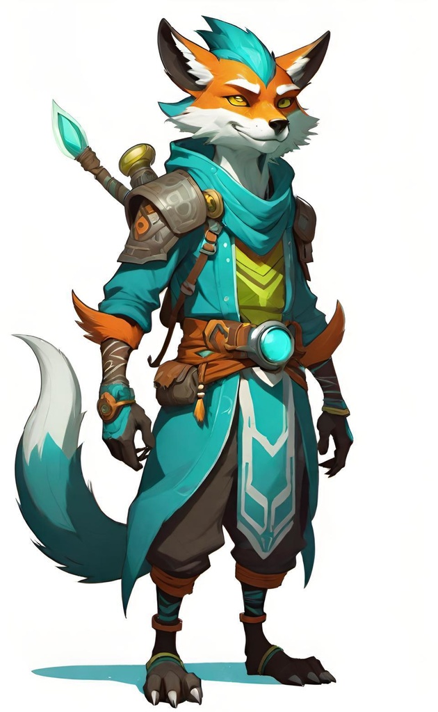 Fox Mage Explorer - shopgame - BOOTH