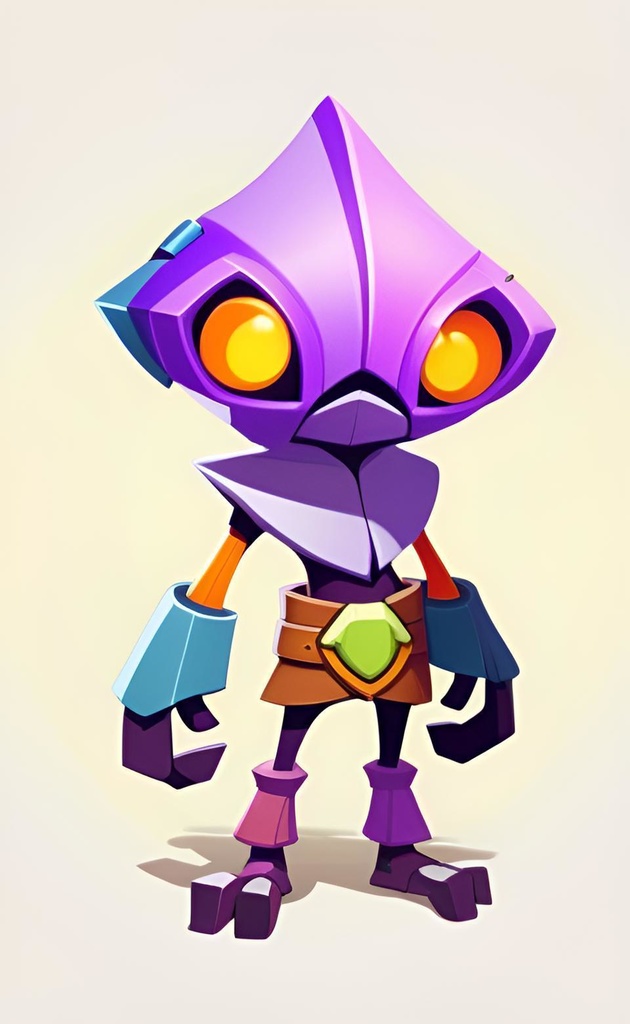 Purple Alien Explorer - shopgame - BOOTH