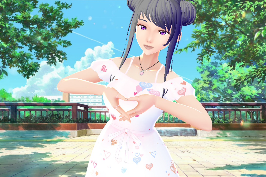 [Vroid] dress, stockings, choker and ring - Mimiko - BOOTH