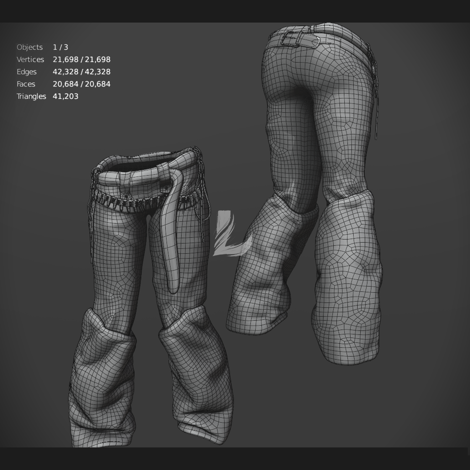 Y2K PANTS 森羅 - Shinra - lesh - BOOTH