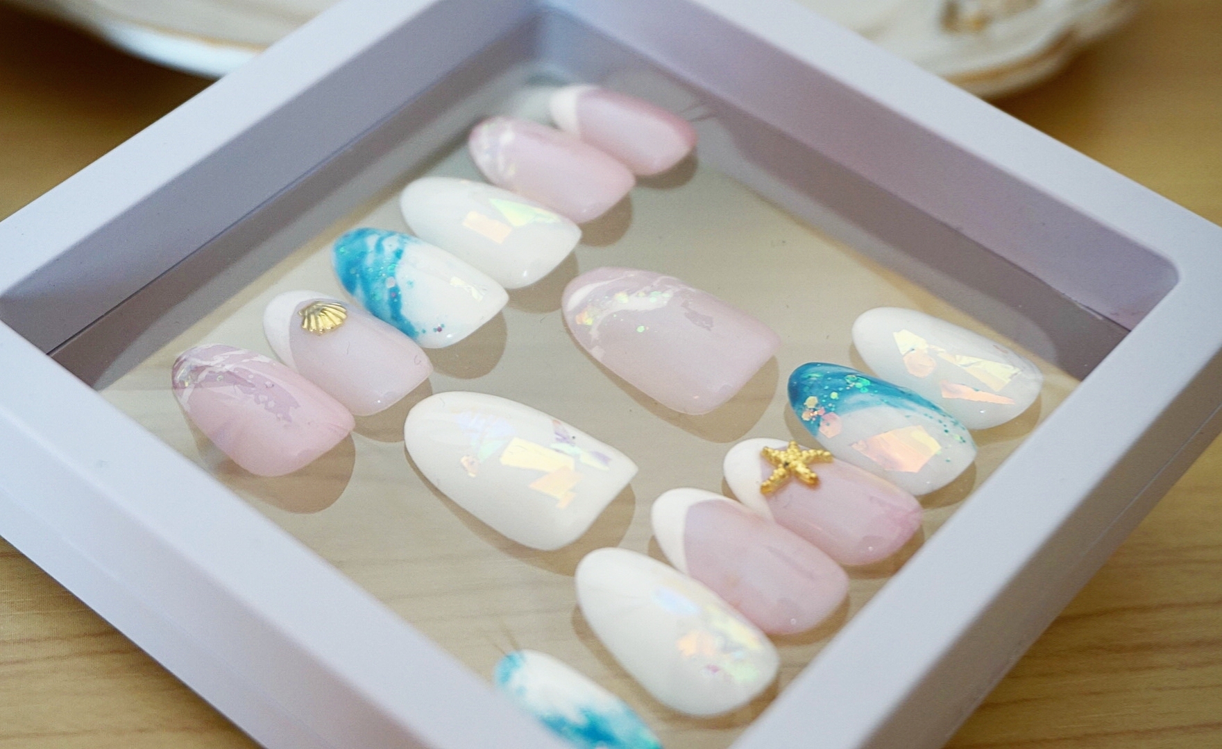 ネイルチップ【海イメージ】 - 紫ソノ彼方 / MEIYA shop - BOOTH