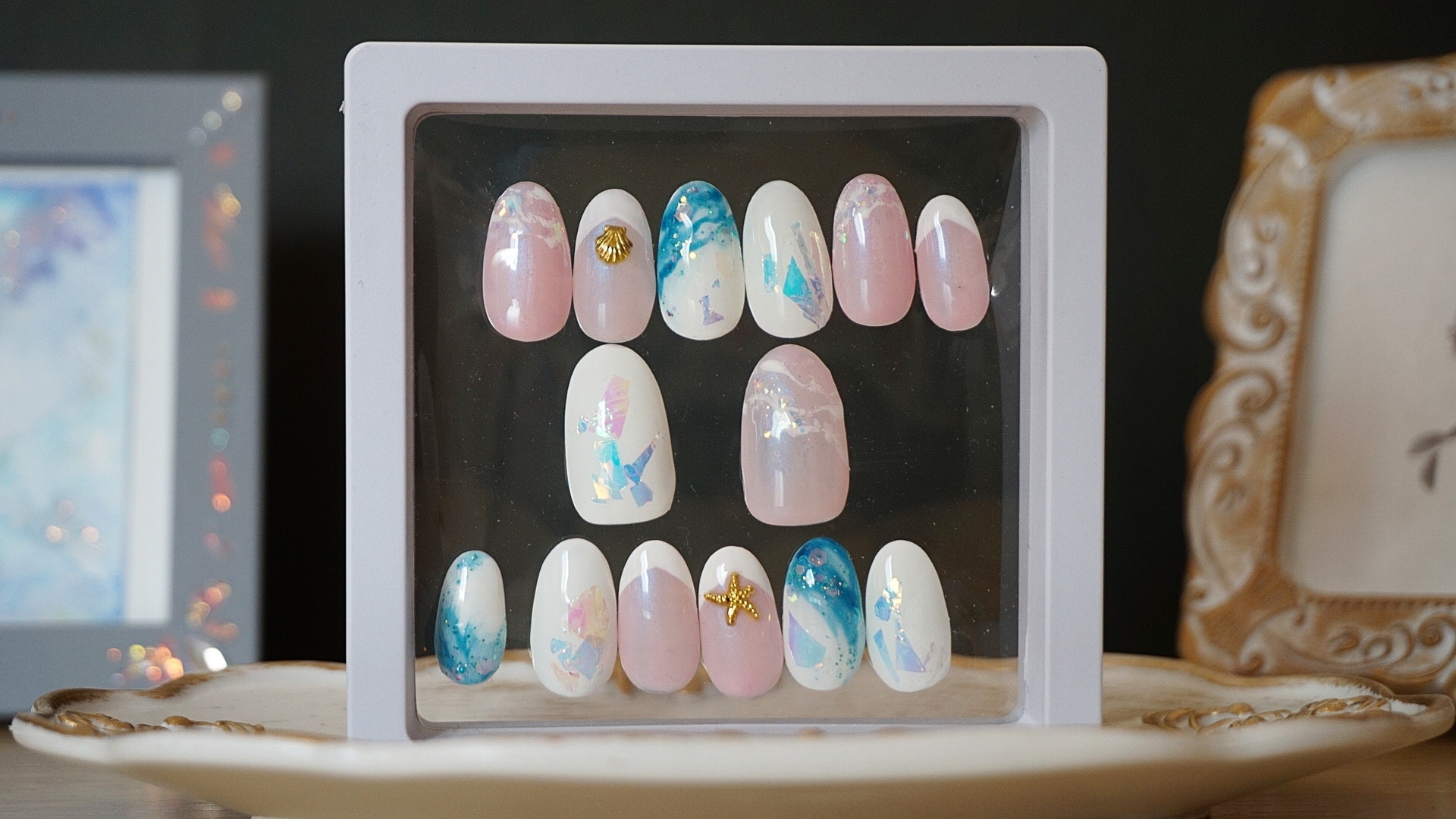 ネイルチップ【海イメージ】 - 紫ソノ彼方 / MEIYA shop - BOOTH