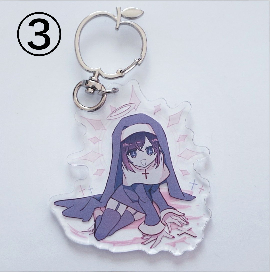 【創作】アクリルキーホルダー - 紫ソノ彼方 / MEIYA shop - BOOTH