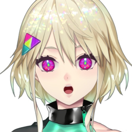 浅葱里リオ 髪飾り風アクリルバッジ【不定期受注生産】 - Virtual Prism Labo/浅葱里リオ - BOOTH