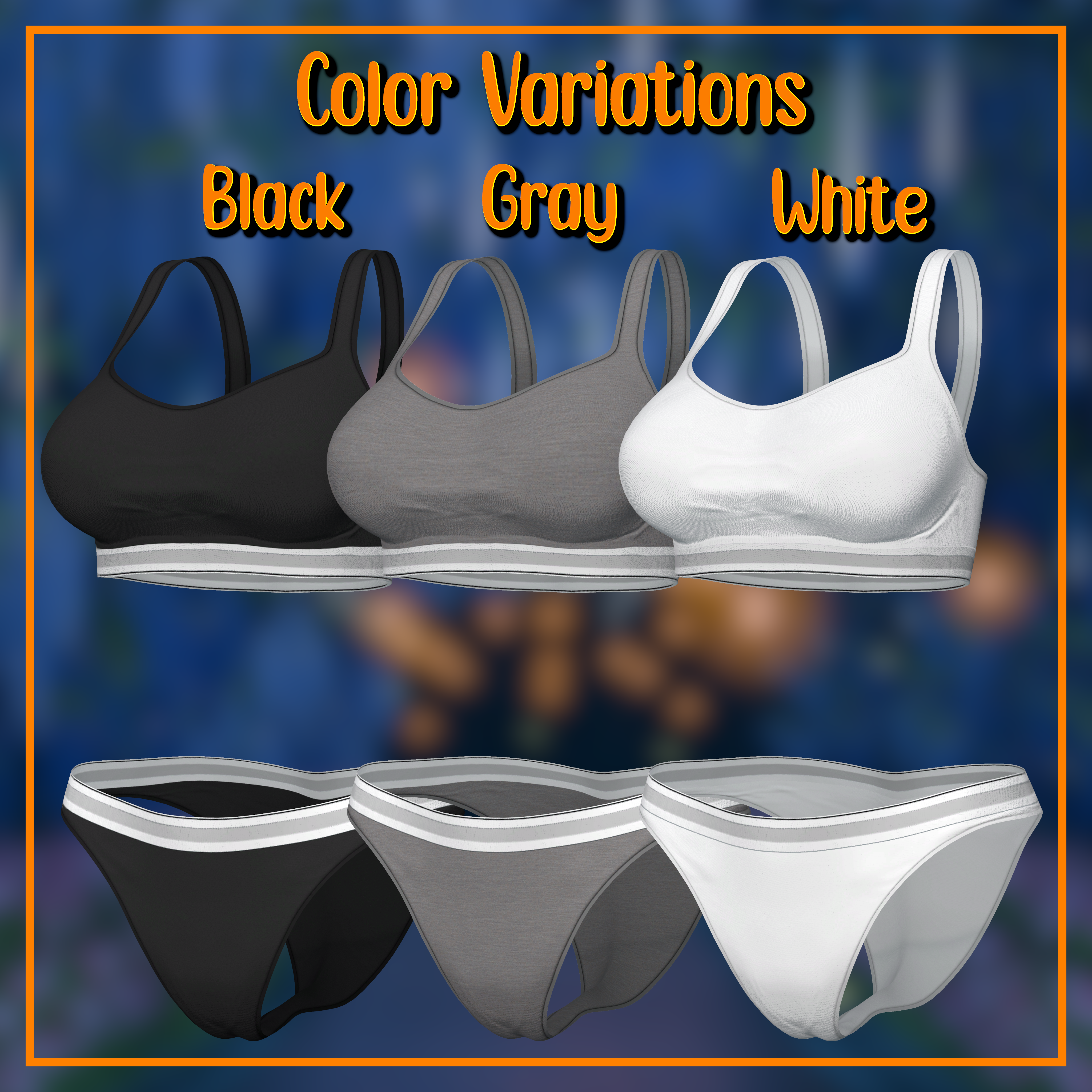 『ウルキ (Uruki)』 下着セット / Underwear Set - glo - BOOTH