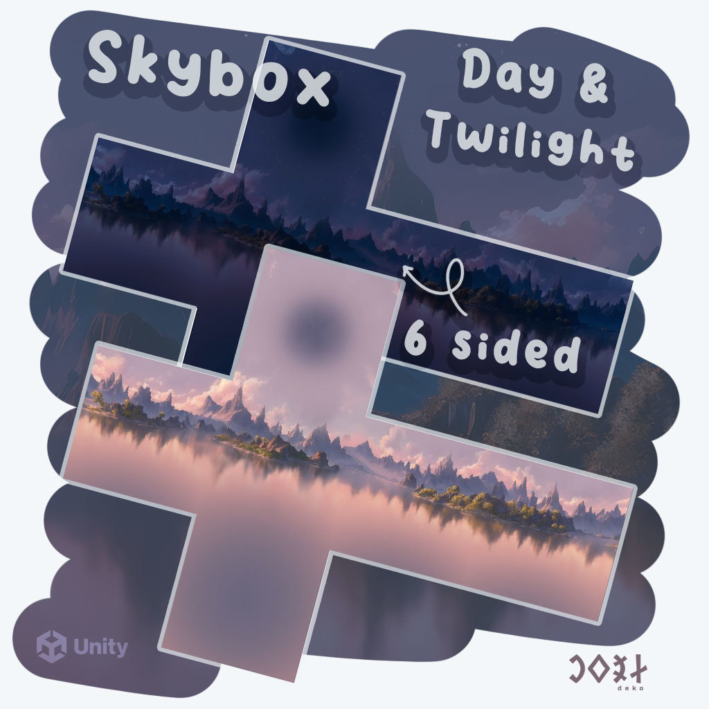 Lake in the Mountains - Skybox - 山の中の湖 - deko AI - BOOTH