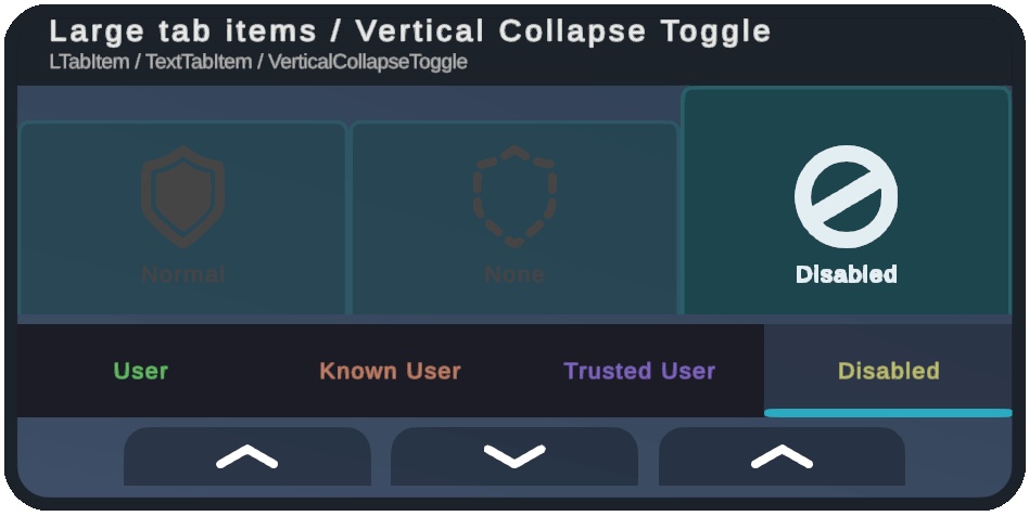 【VRChat向け】VRChat 風 UI スキン “black.kit.vrcui” - 黒音キト - BOOTH