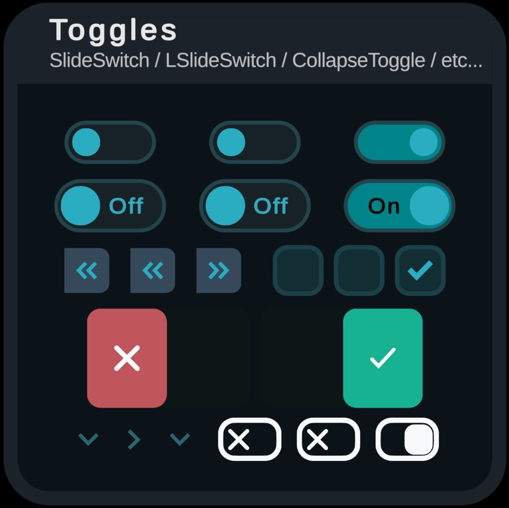 【VRChat向け】LaunchPad風UI スキン “black.kit.vrcui” - 黒音キト - BOOTH