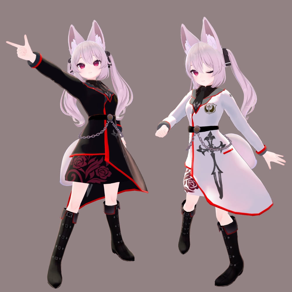 【Karin-カリン-】対応3D衣装モデルCross Knights -クロスナイツ- - Littlesilky（VRC小物・3Dモデル ...