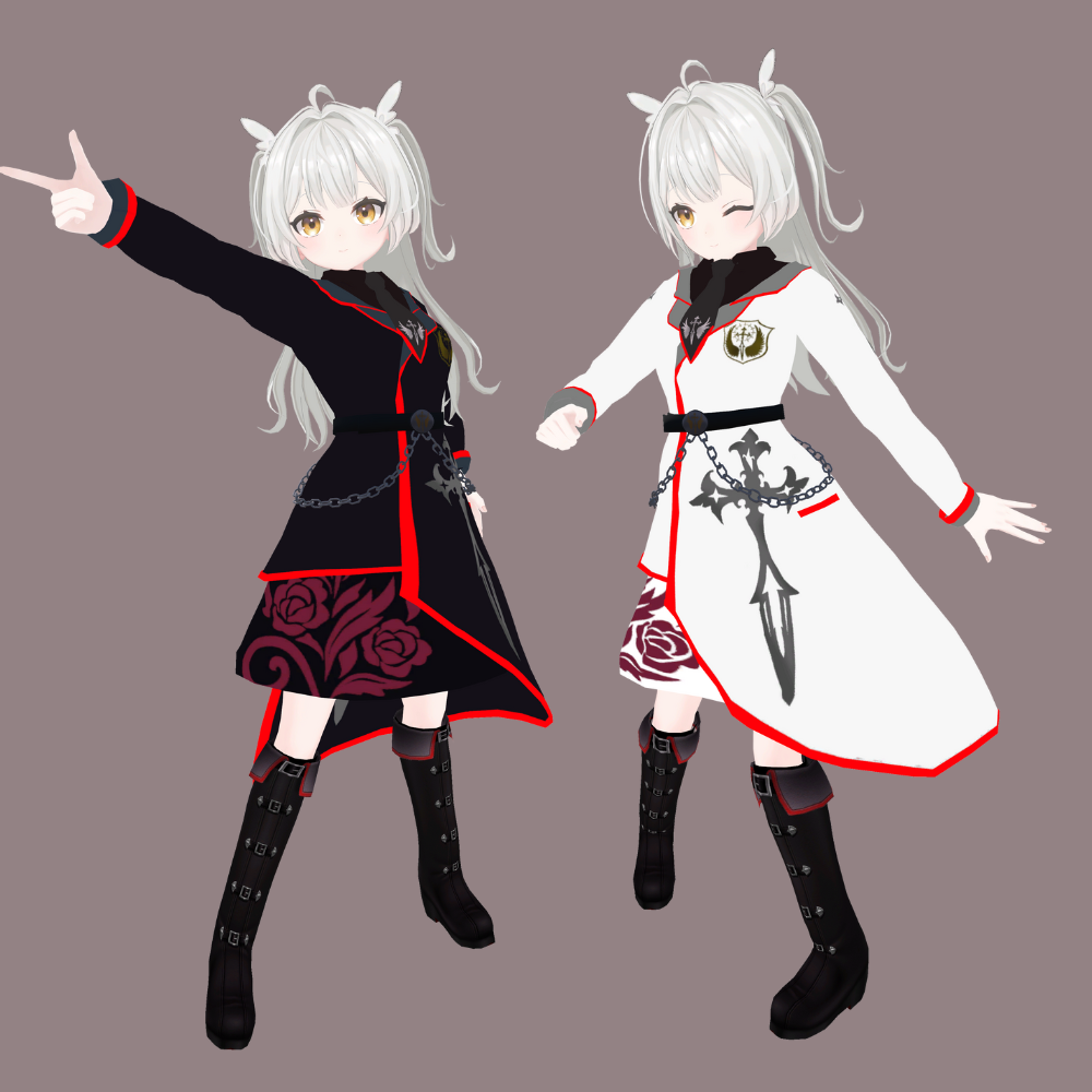 【Flare -フレア-】対応3D衣装モデルCross Knights -クロスナイツ- - Littlesilky（VRC小物・3Dモデル ...