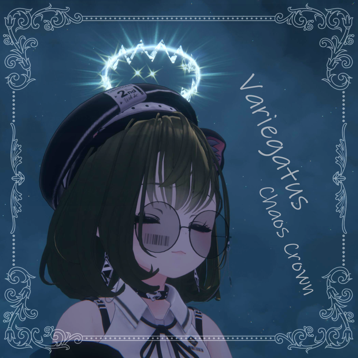 [VRChat Unity particle halo]variegatus chaos crown - akarra - BOOTH