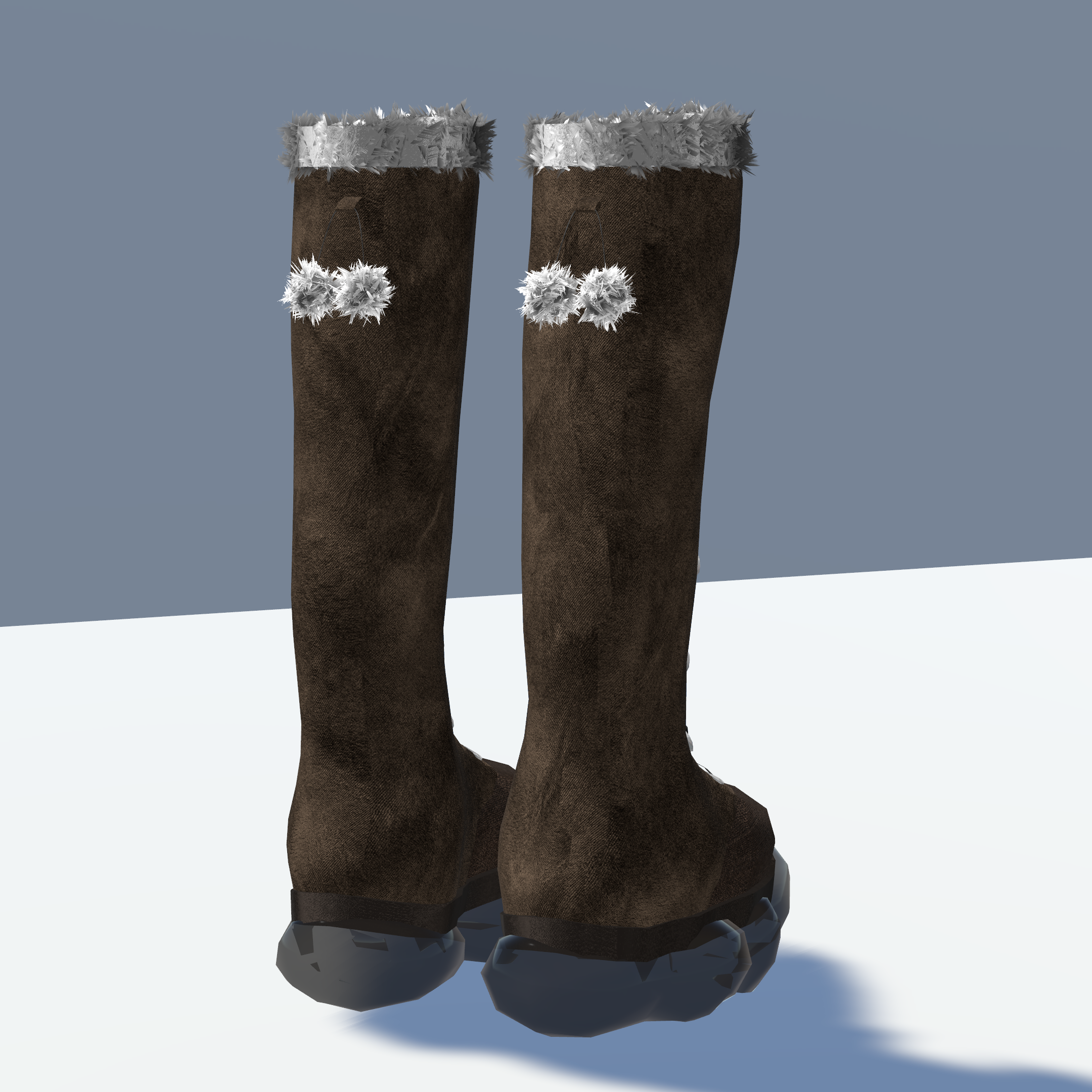 【VRCHAT想定3Dモデル】SoftMochaBoots【Lapwing対応】 #KoiWasLie - こいわずらい。 - BOOTH