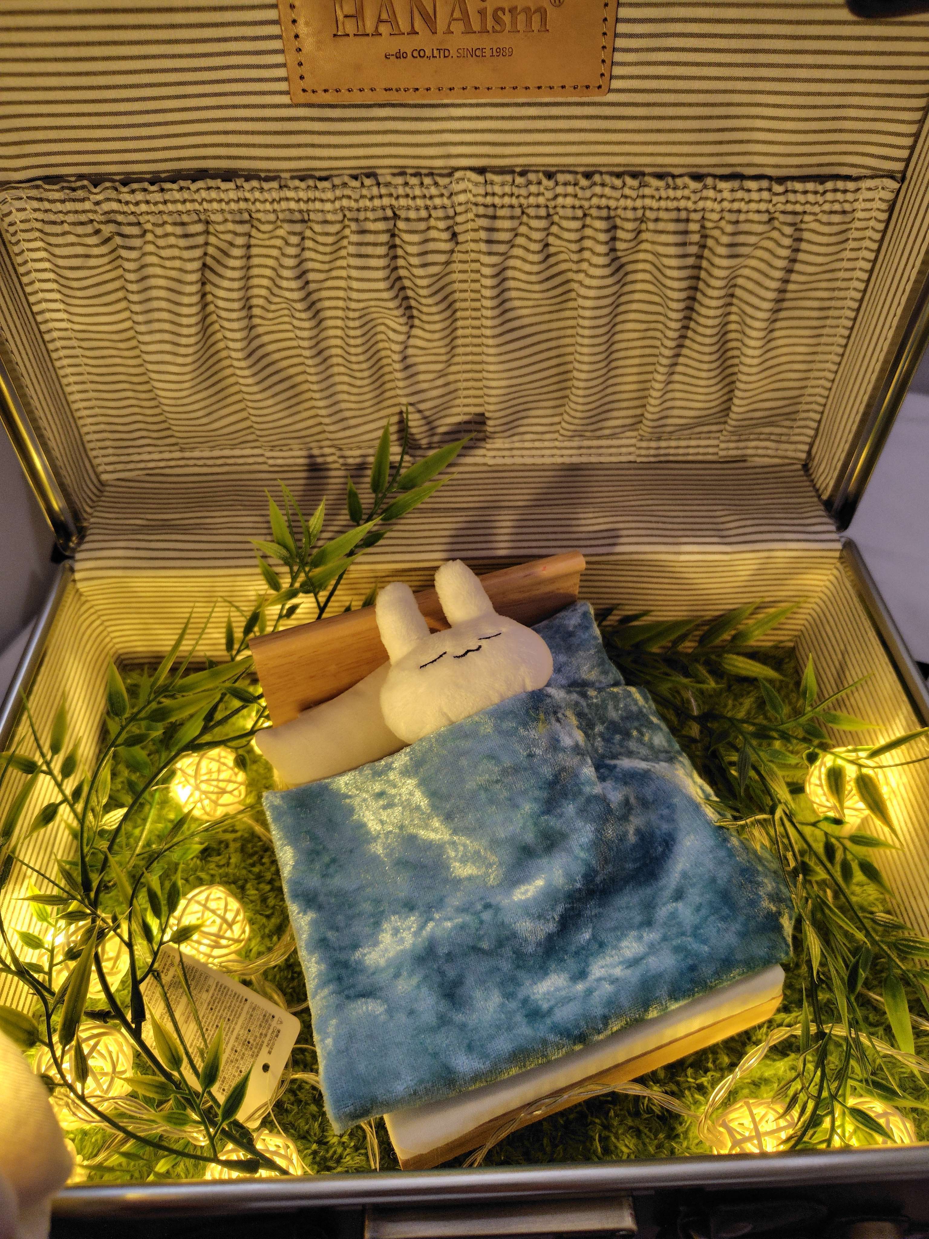 すやすやうさぎ_ぬいぐるみストラップ - hamuzoo - BOOTH