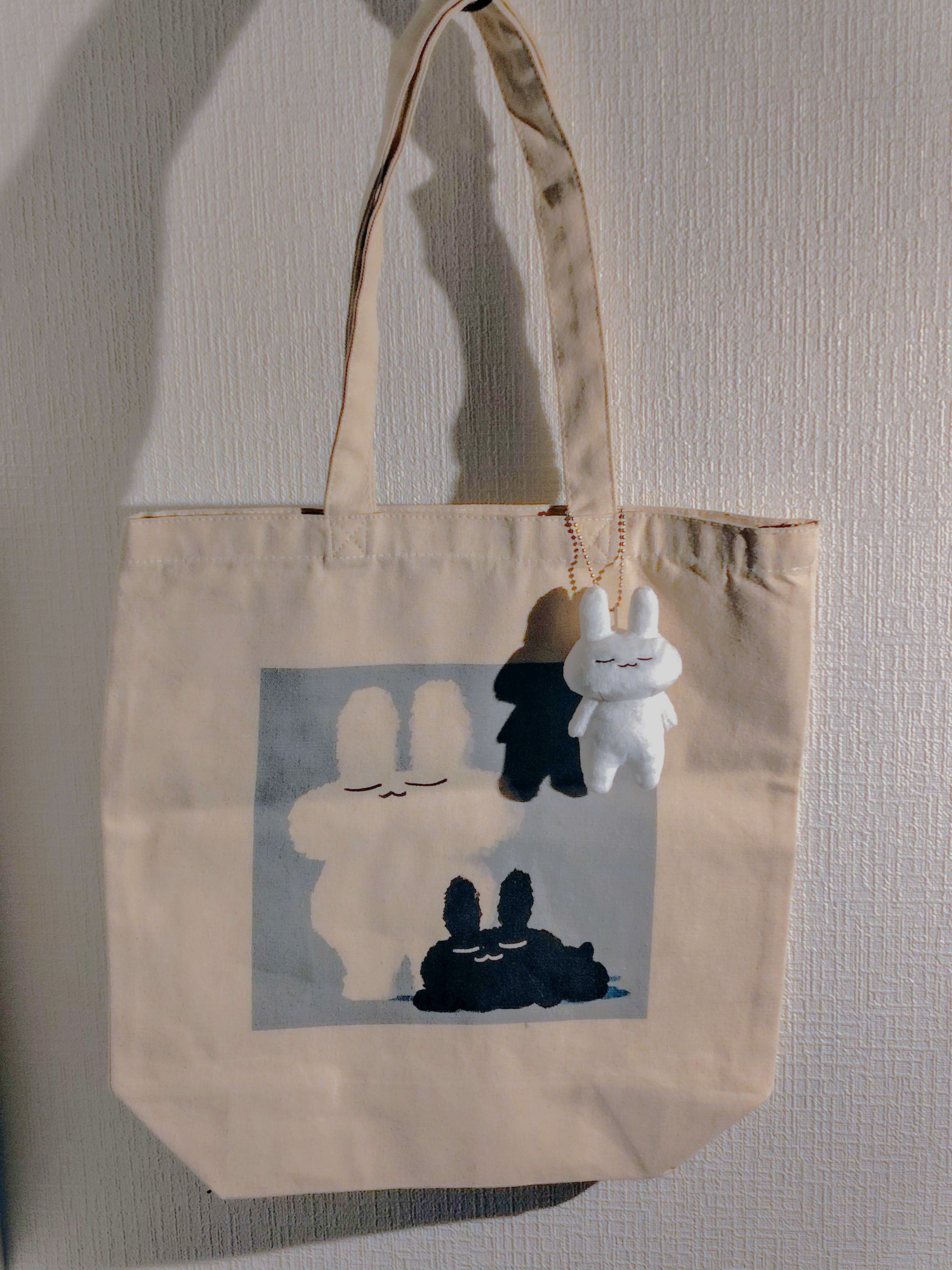 すやすやうさぎ_ぬいぐるみストラップ - hamuzoo - BOOTH