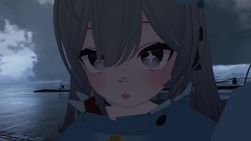 [karin-カリン]face texture 顔メイクがある - psycho-pig - BOOTH