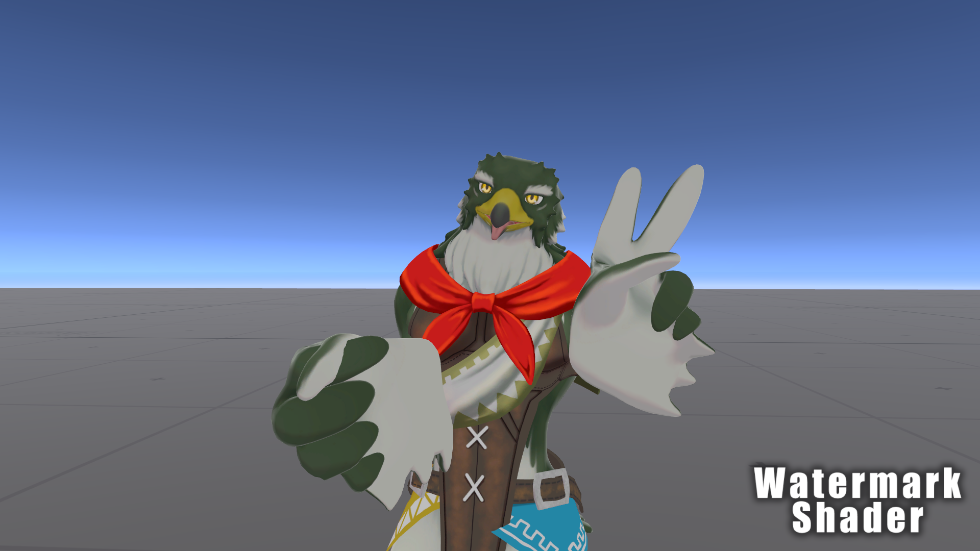 【VRChatワールド想定】Photo Watermark Shader - 黒鳥ケモノ工房 - BOOTH